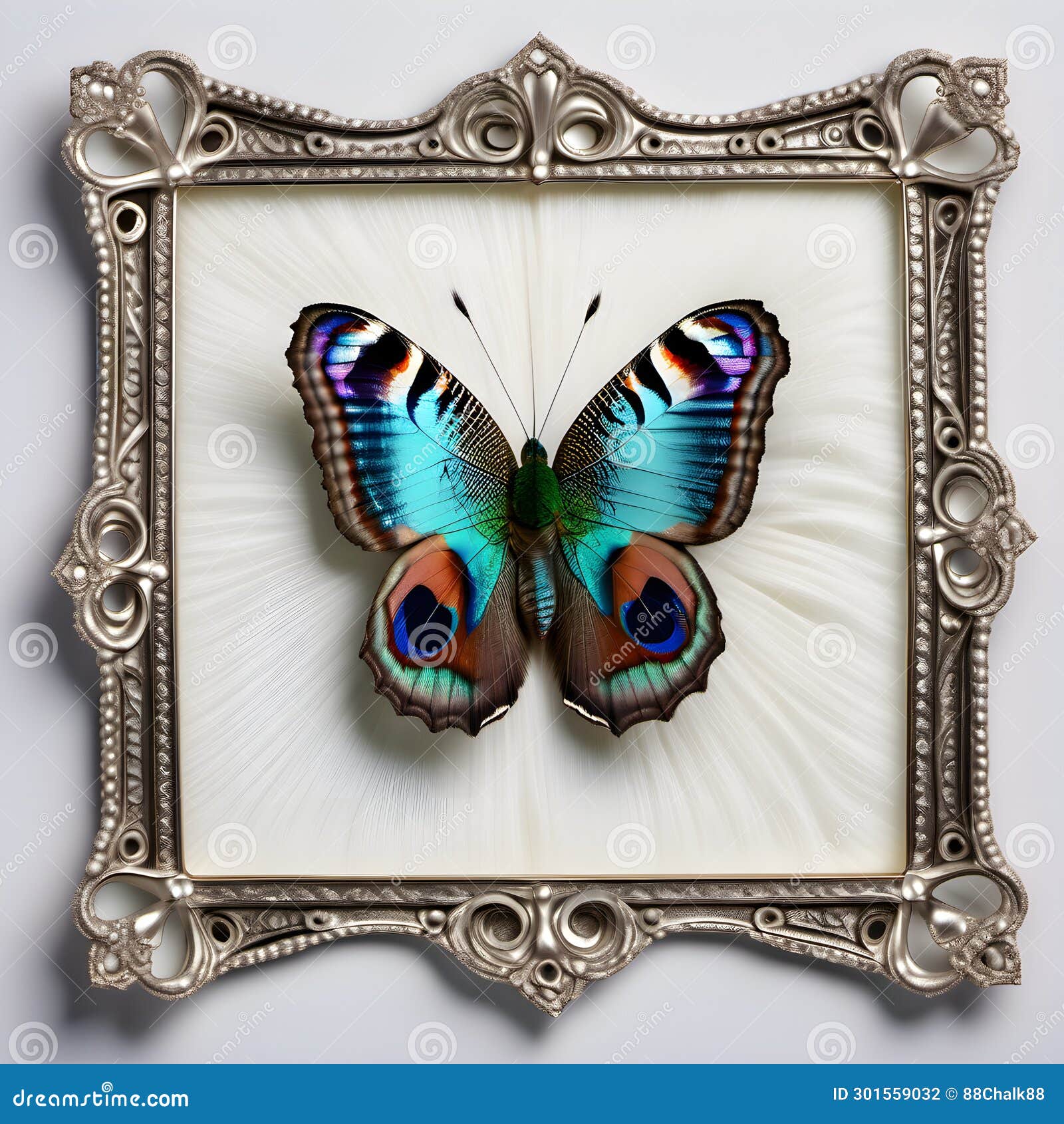 Tropical Butterfly, Collection, Framed Butterfly Interior Decoration ...