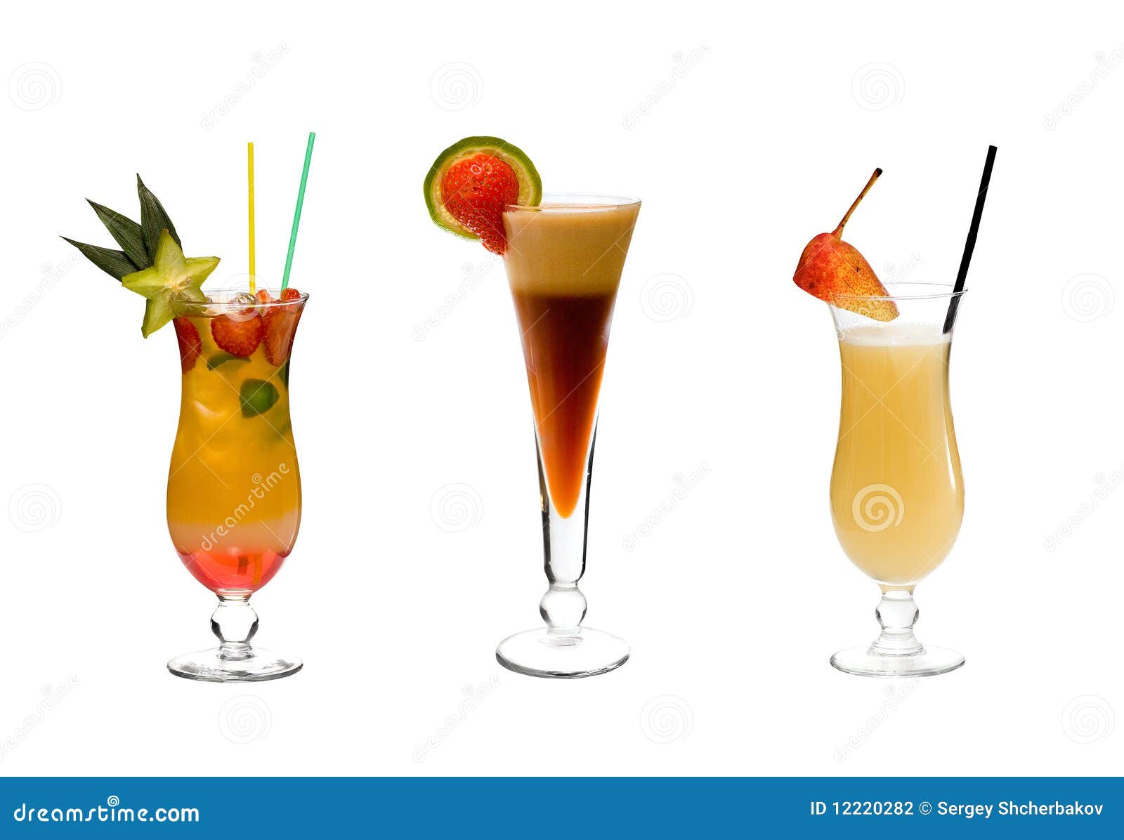 Tropical cocktails stock photo. Image of banana, green - 12220282