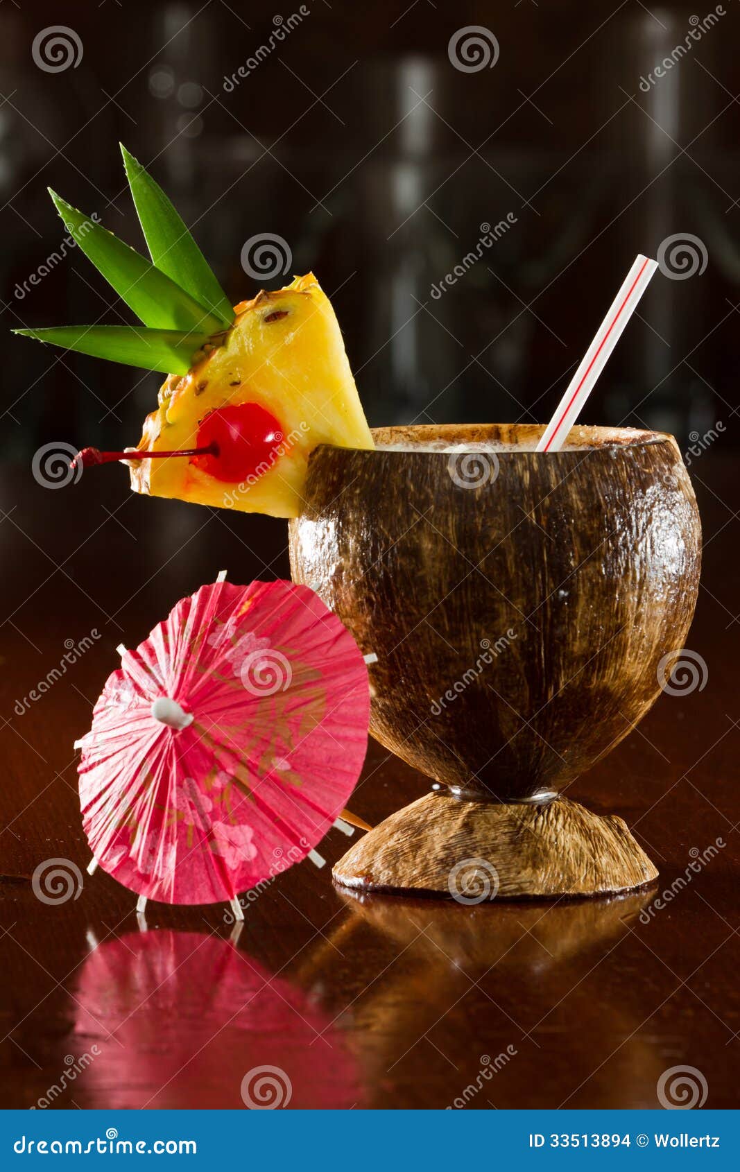 Tropical coconut drink stock photo. Image of closeup - 33513894