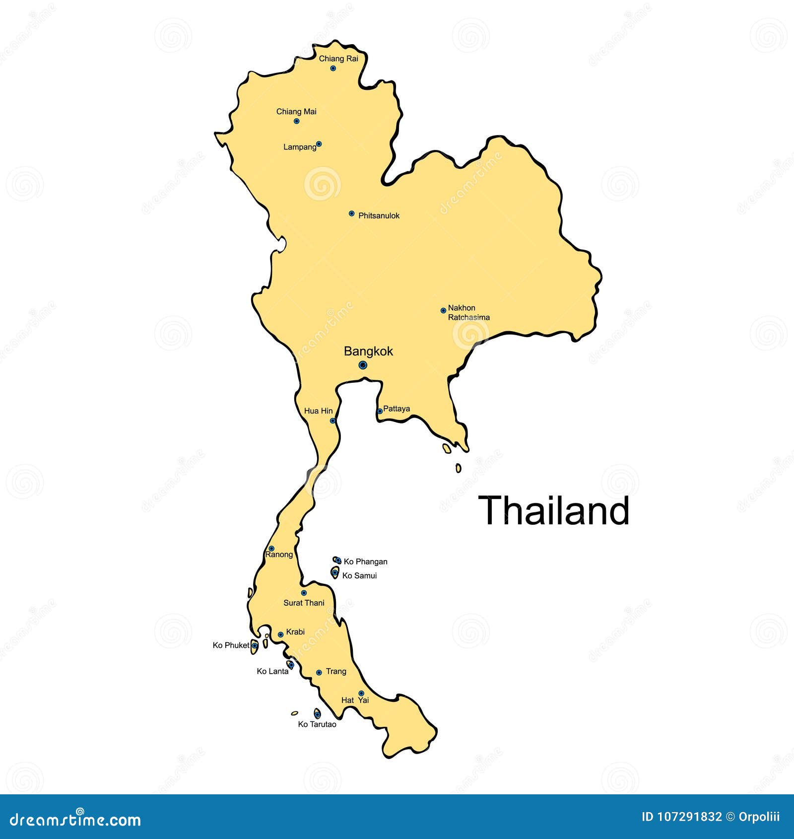 Country Thailand Travel Vacation Guide Of Goods, Places And Features ...