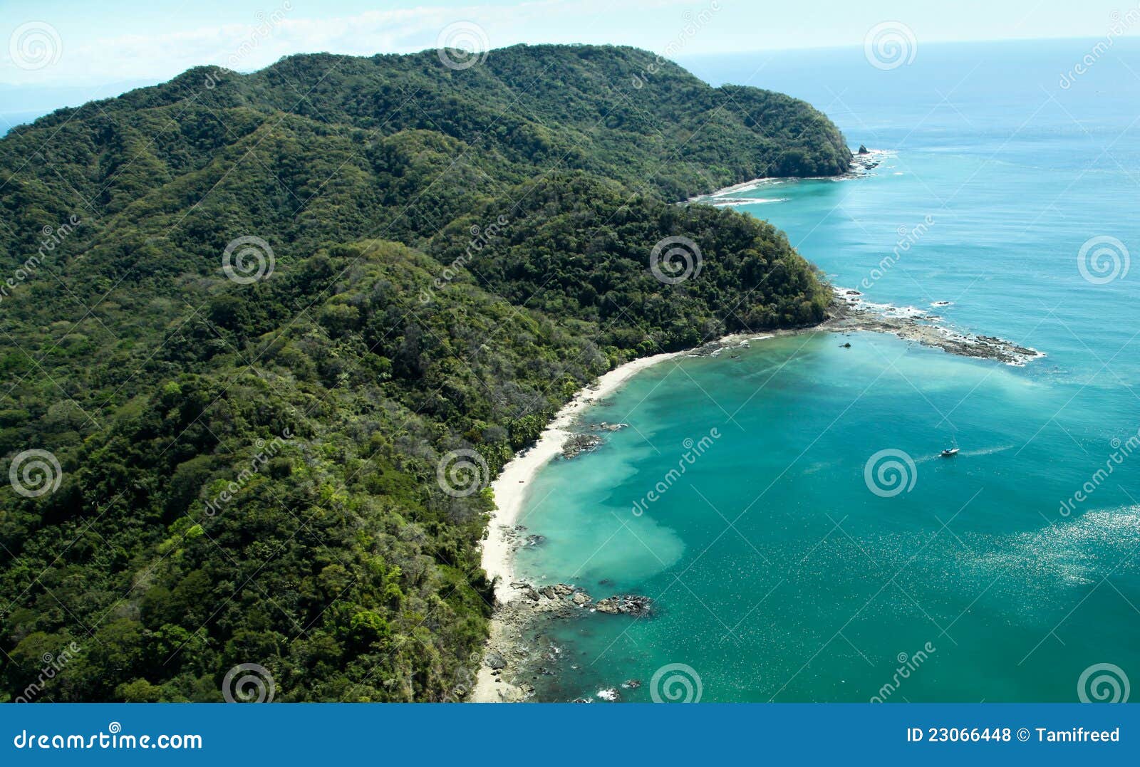 Tropical Cove stock photo. Image of island, america, costa - 23066448