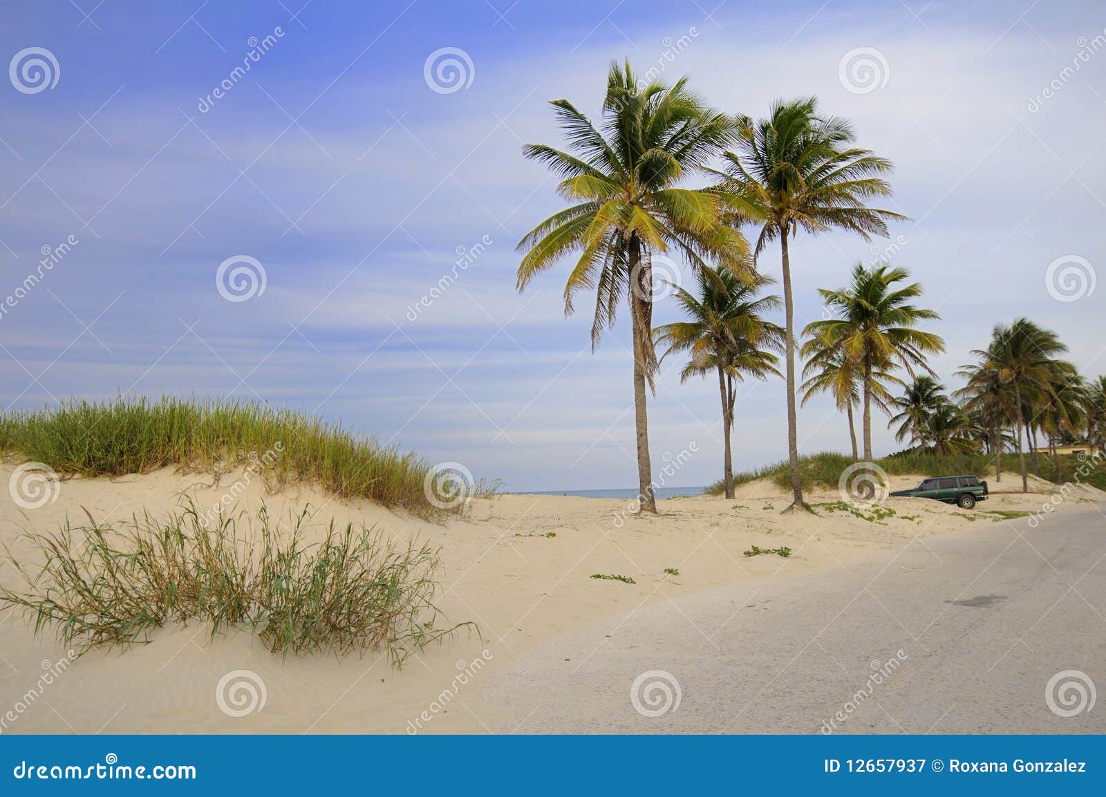 Tropical cuban beach stock image. Image of summer, pure - 12657937