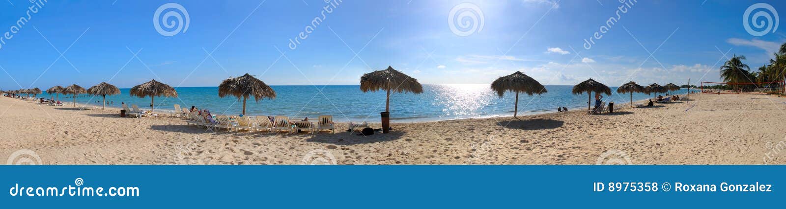 Tropical cuban beach stock photo. Image of ocean, horizon - 8975358