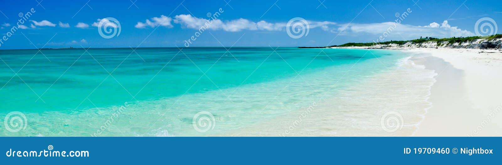 Tropical Cuban Beach Panorama Stock Photo - Image of travel, cuba: 19709460