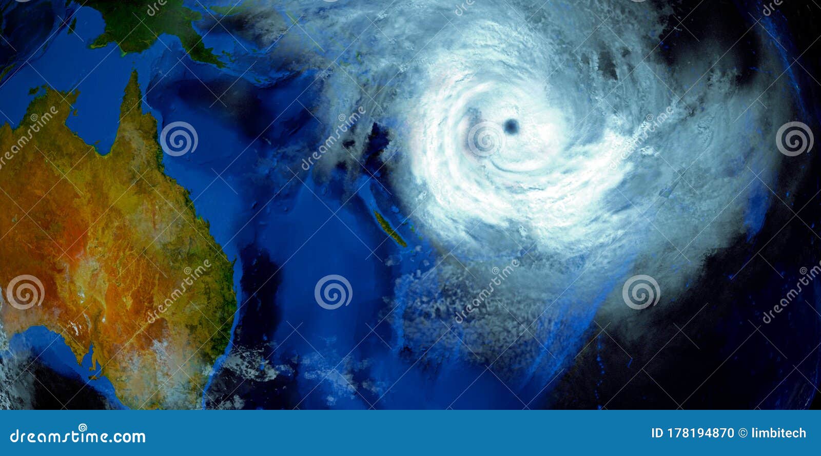 Tropical Cyclone Icon On White Background. Simple Element Illustration ...