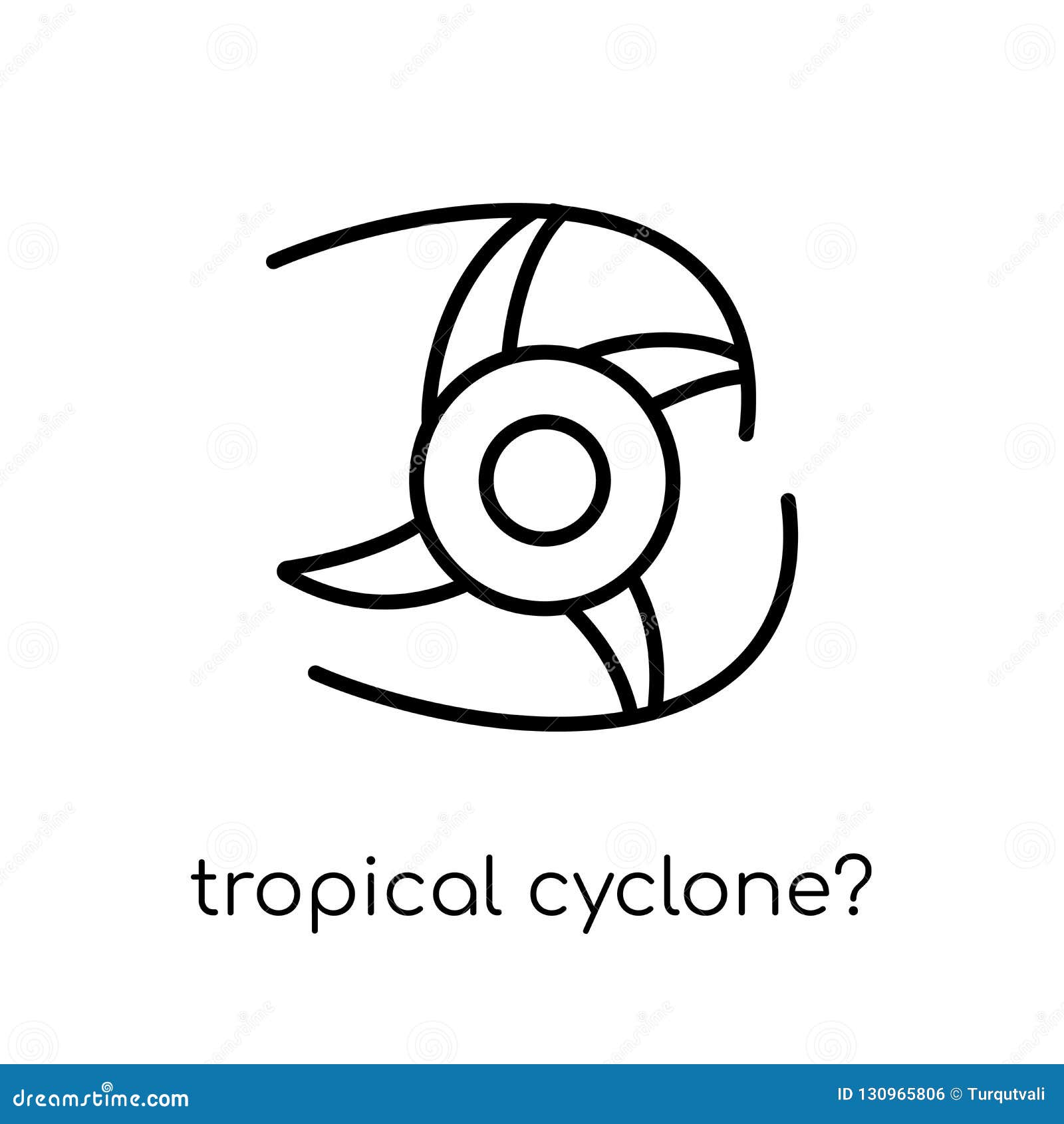 Tropical Cyclone? Icon from Tropical Cyclone? Collection. Stock Vector ...