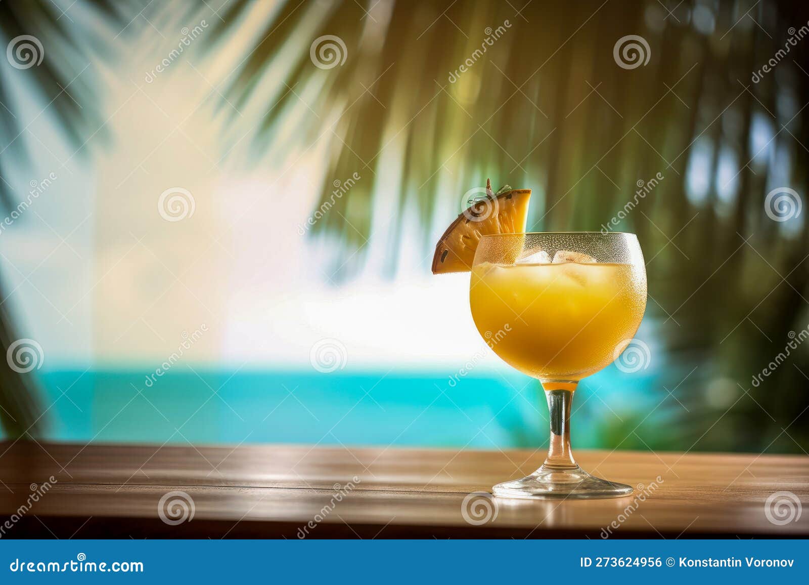 Tropical Daiquiri Delight A Refreshing Beachside Beverage In Paradise