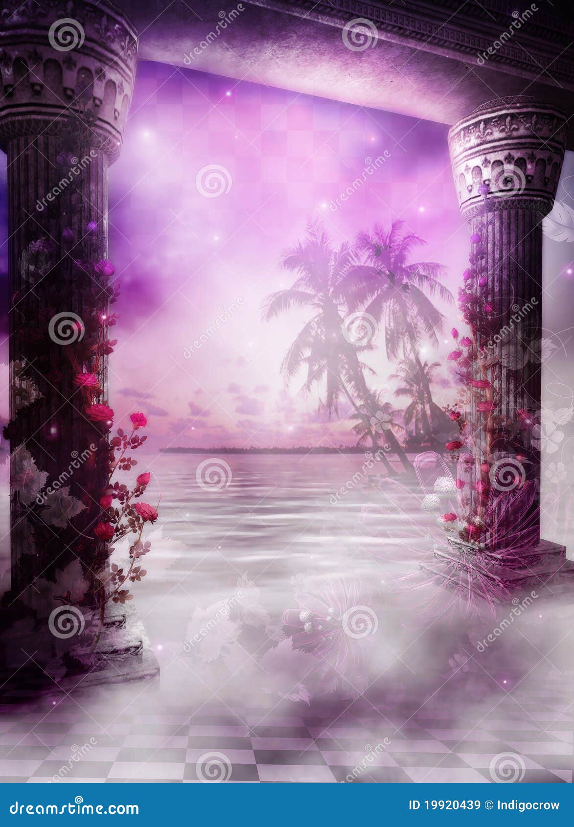 Tropical Dream stock illustration. Illustration of dreamy - 19920439