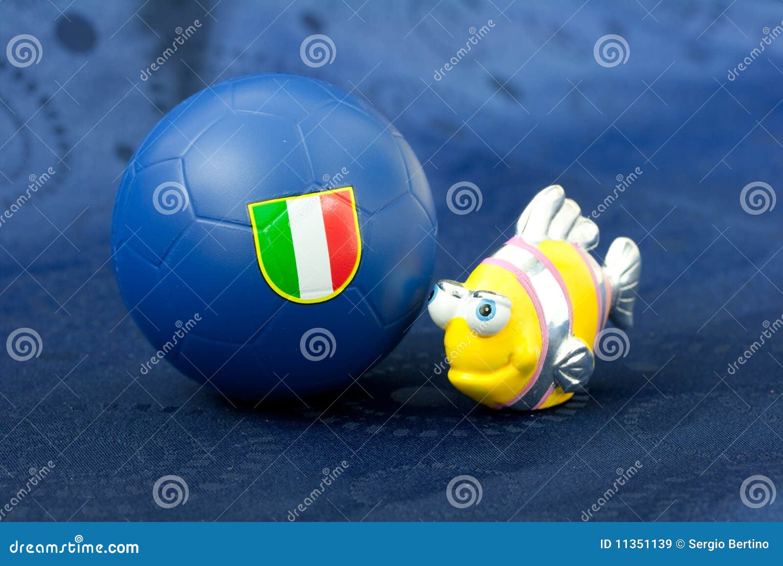 Tropical fish and ball stock image. Image of card, colour - 11351139