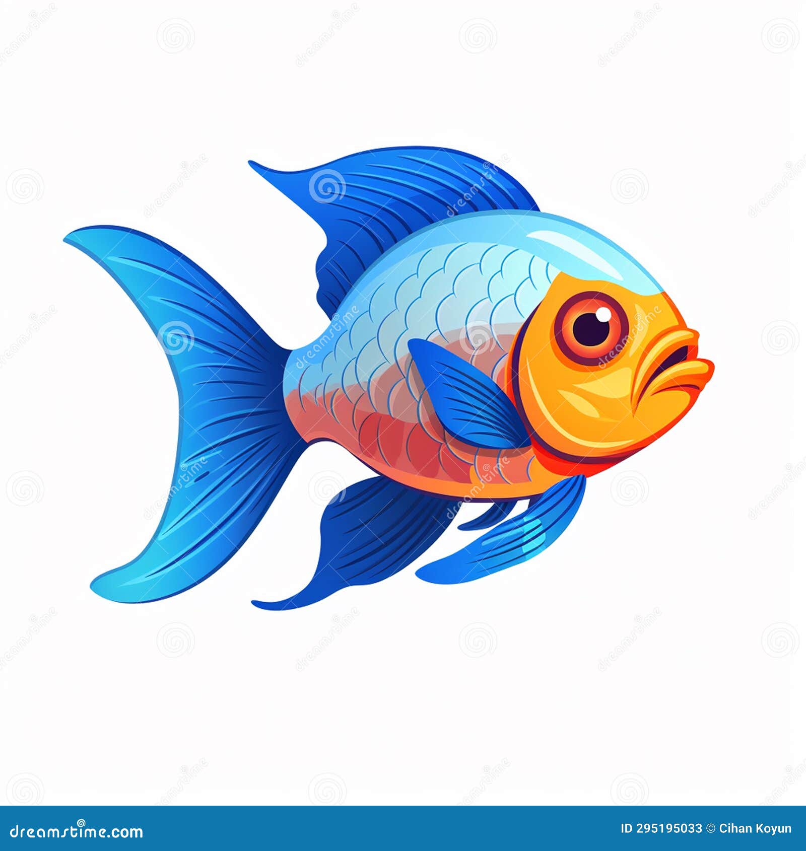 Tropical Fish Drawing Underwater Wonders Stock Illustration ...