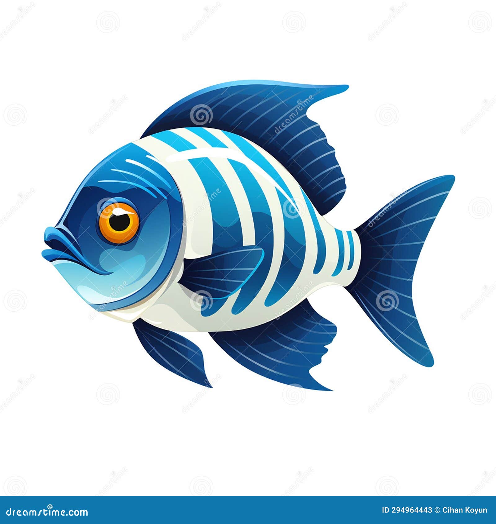 Tropical Fish Drawing Vibrant Marine Artistry Stock Illustration ...