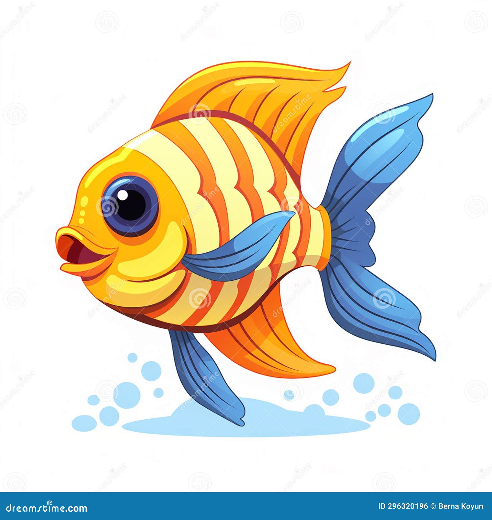 Tropical Fish Drawing Vibrant Marine Artistry Stock Illustration ...