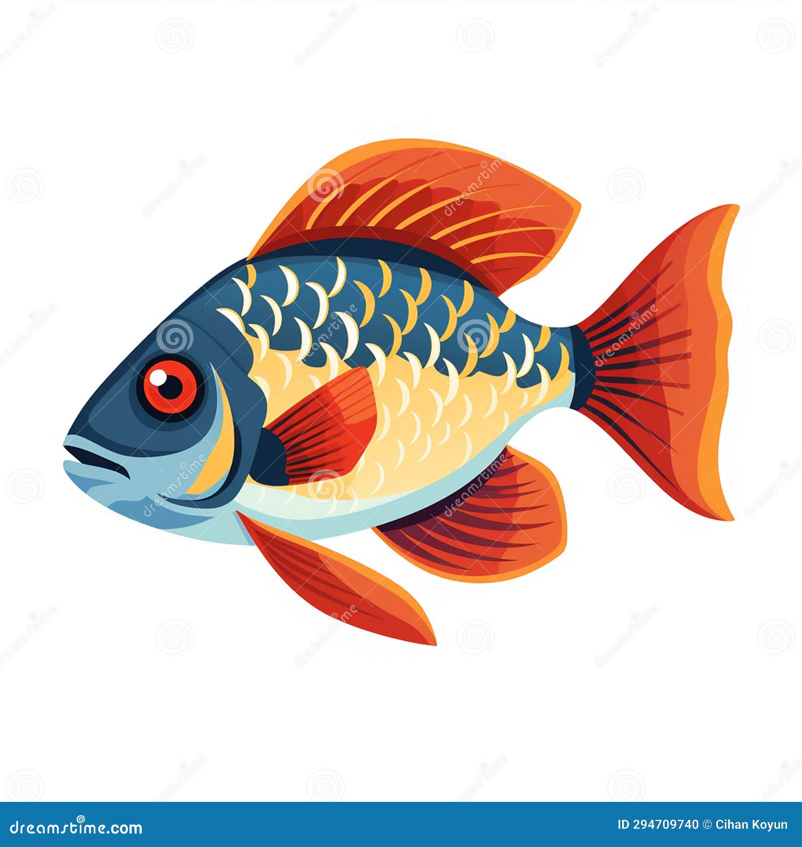 Tropical Fish Illustration Underwater Beauty Stock Illustration ...