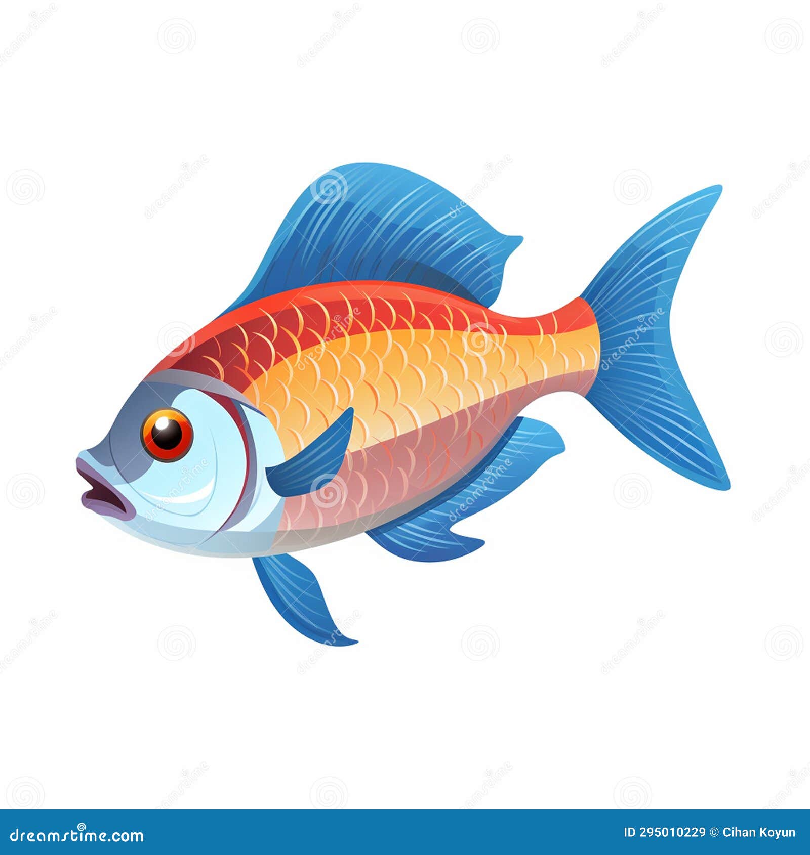 Tropical Fish Illustration Underwater Beauty Stock Illustration ...