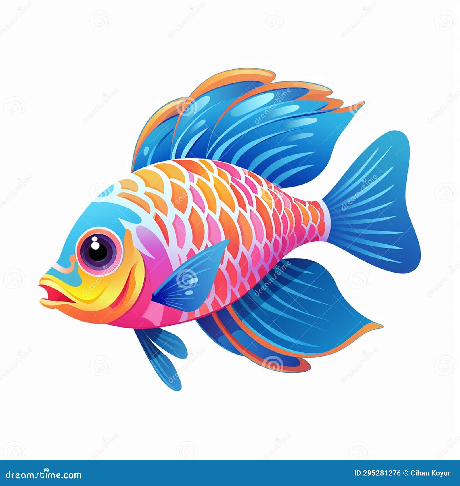 Tropical Fish Illustration Underwater Beauty Stock Illustration ...