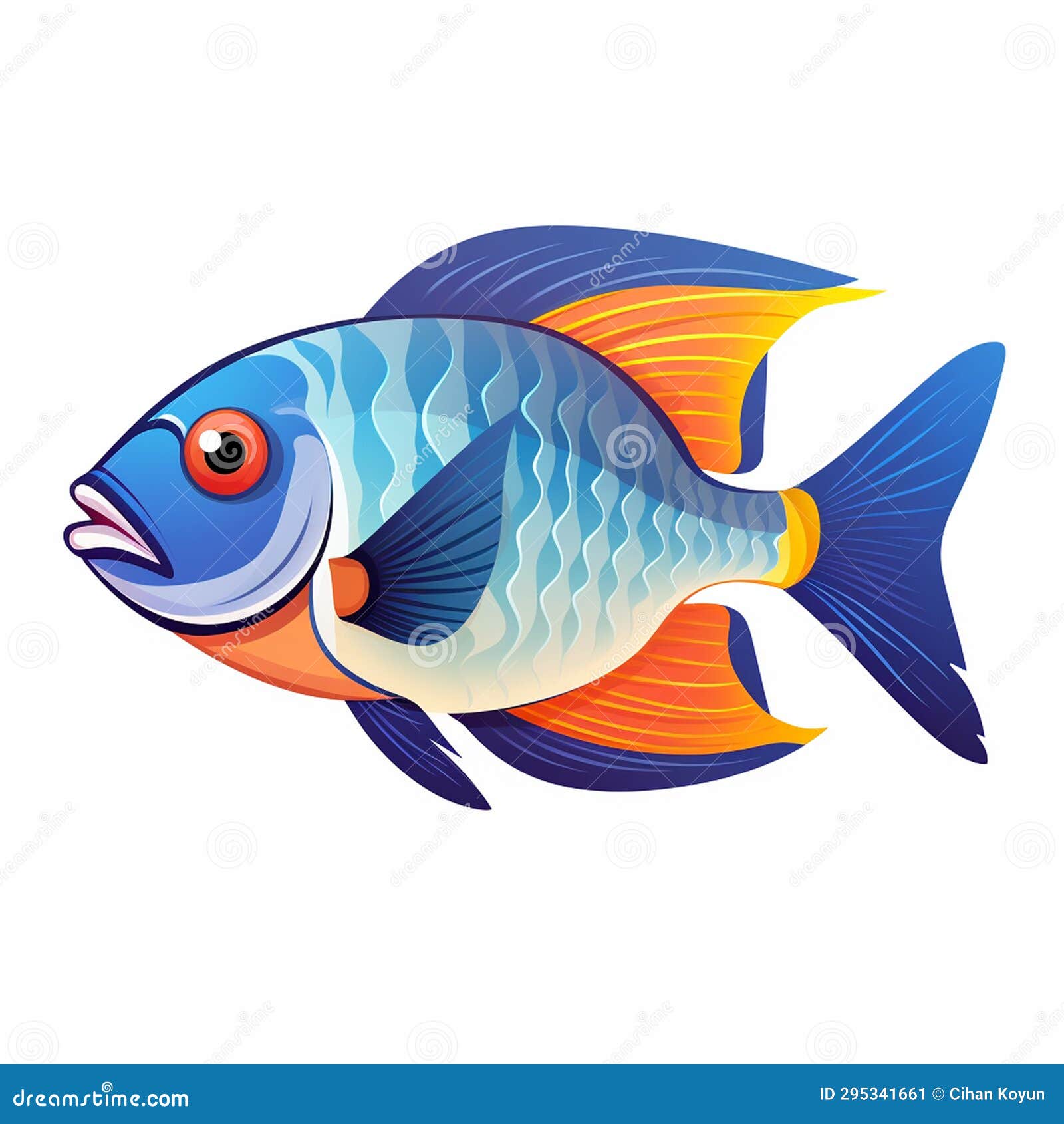Tropical Fish Illustration Underwater Beauty Stock Illustration ...
