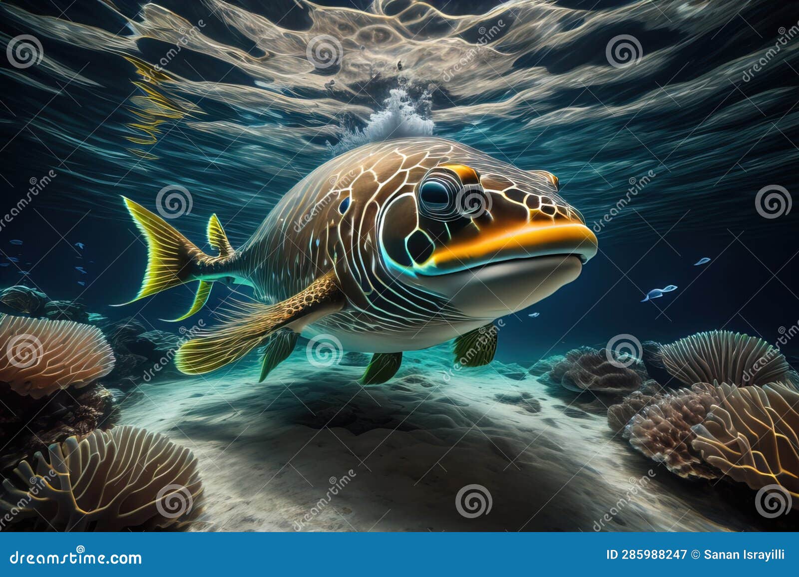 Tropical Fish in the Red Sea. Ai Generative Stock Image - Image of life ...