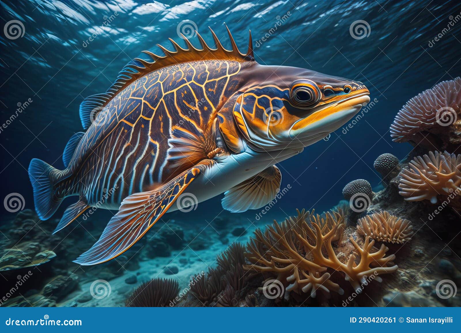 Tropical Fish in the Red Sea. Ai Generative Stock Image - Image of ...