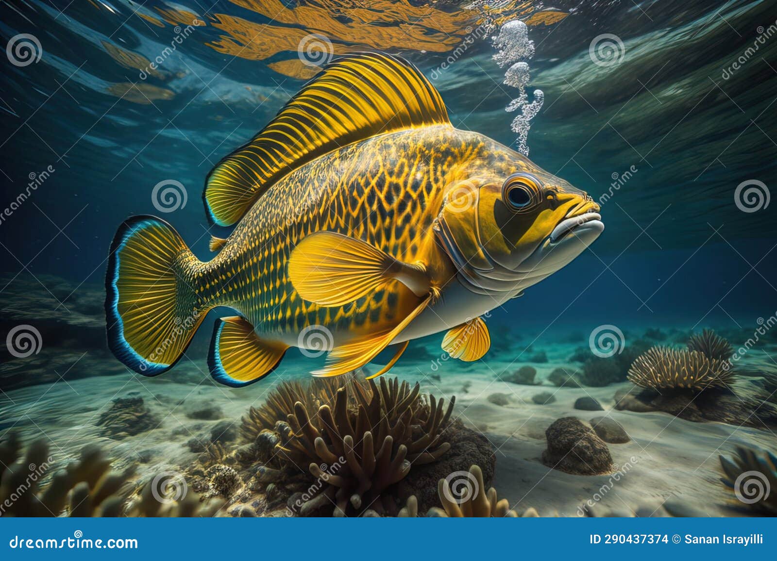 Tropical Fish in the Red Sea. Ai Generative Stock Photo - Image of ...