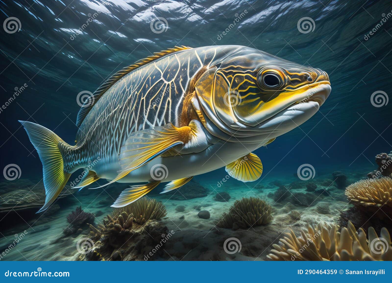 Tropical Fish in the Red Sea. Ai Generative Stock Image - Image of ...