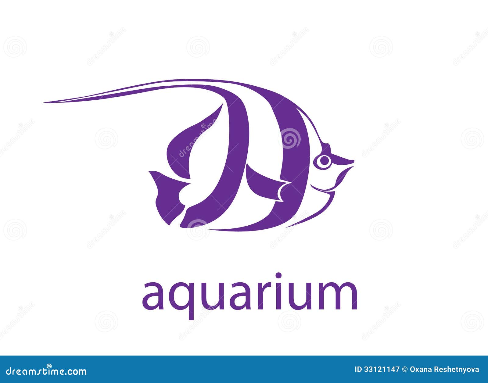 Tropical fish stock vector. Illustration of aquarium - 33121147