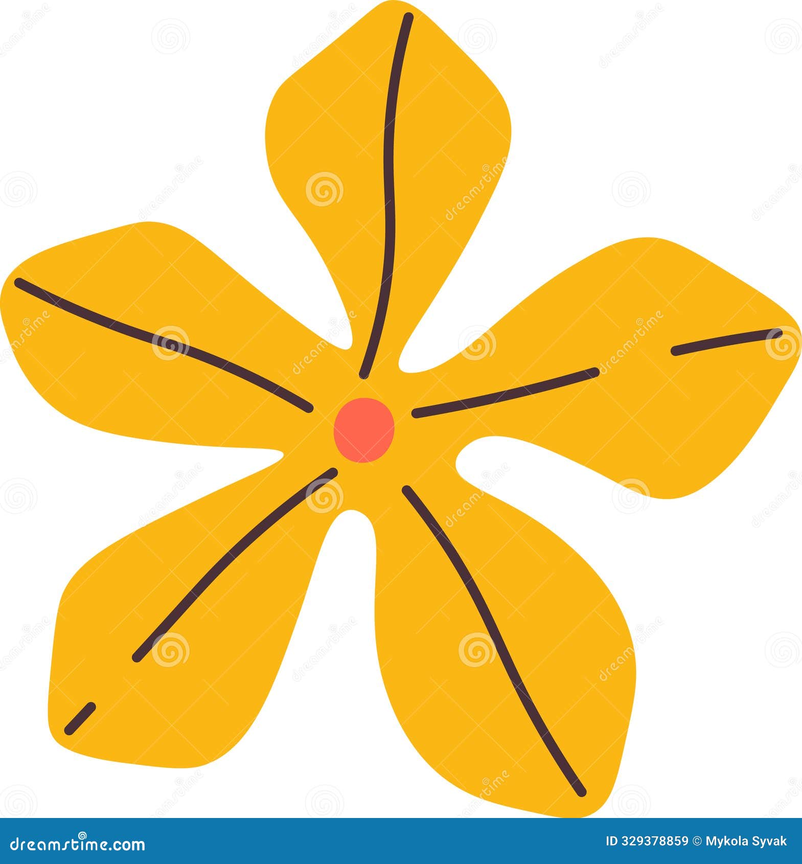 Tropical Flower Icon stock illustration. Illustration of element ...