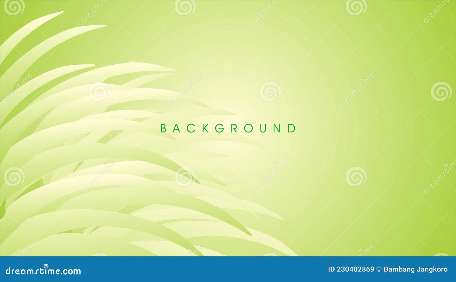 Plants and Nature on Right and Left, Background Stock Vector ...