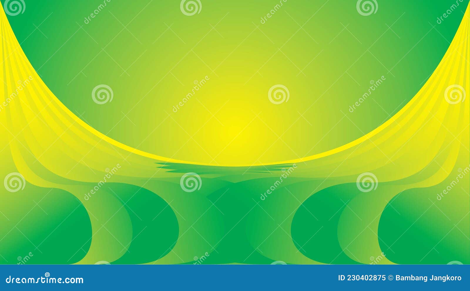 Plants and Nature on Right and Left, Background Stock Vector ...