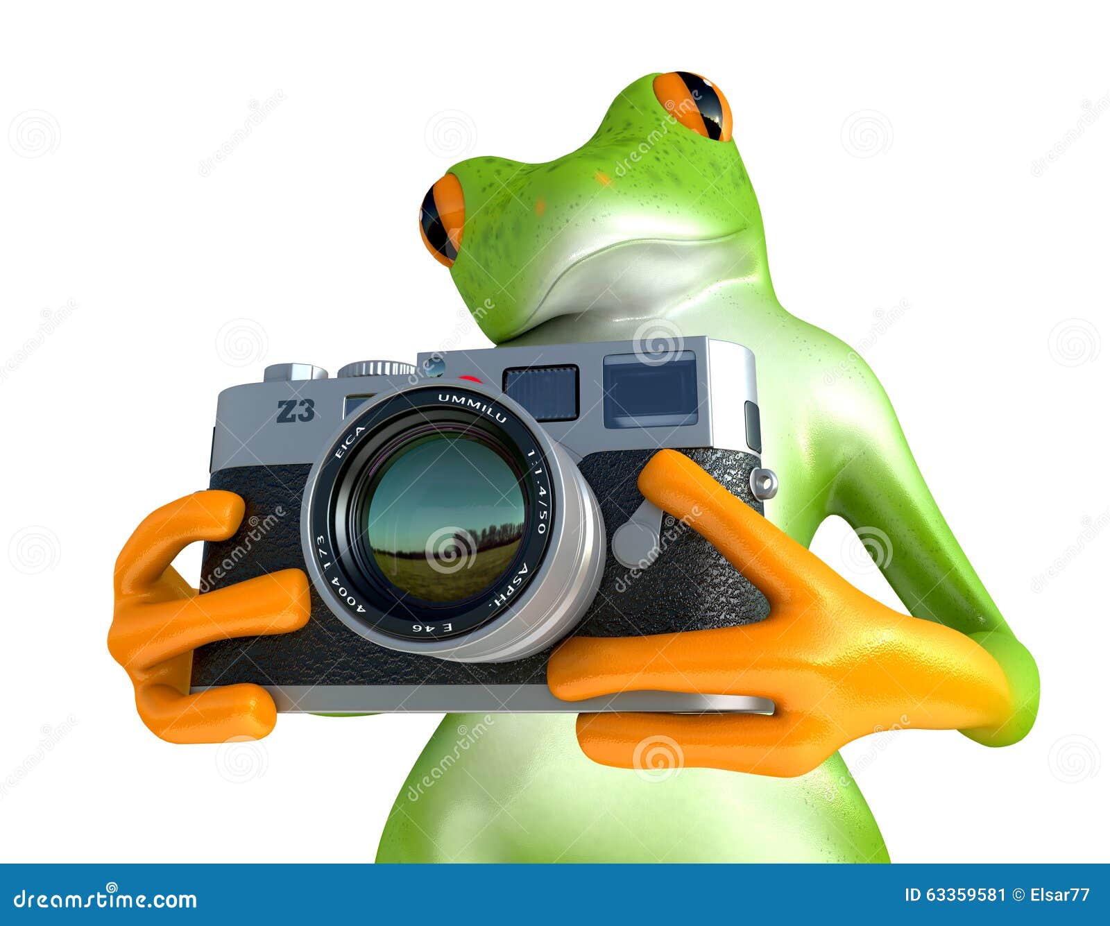 Tropical frog photographs stock illustration. Illustration of lens ...