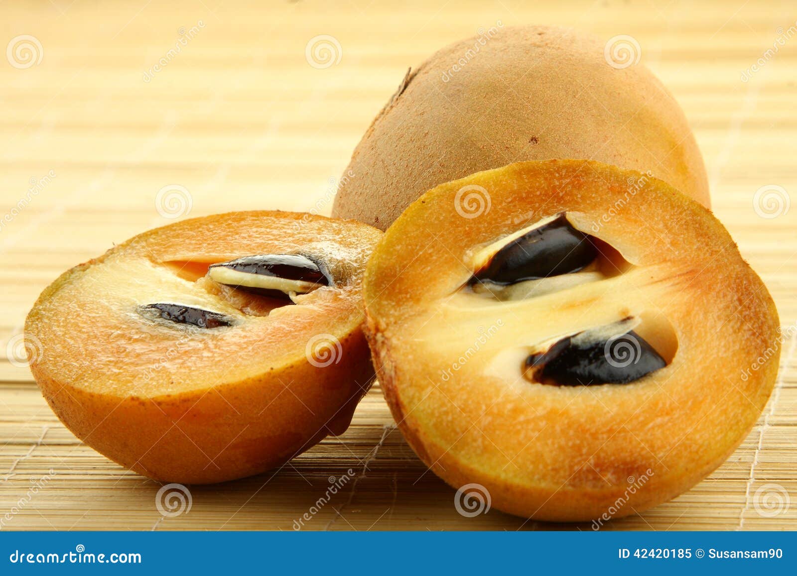 Tropical Fruit-Chikoo stock image. Image of background - 42420185