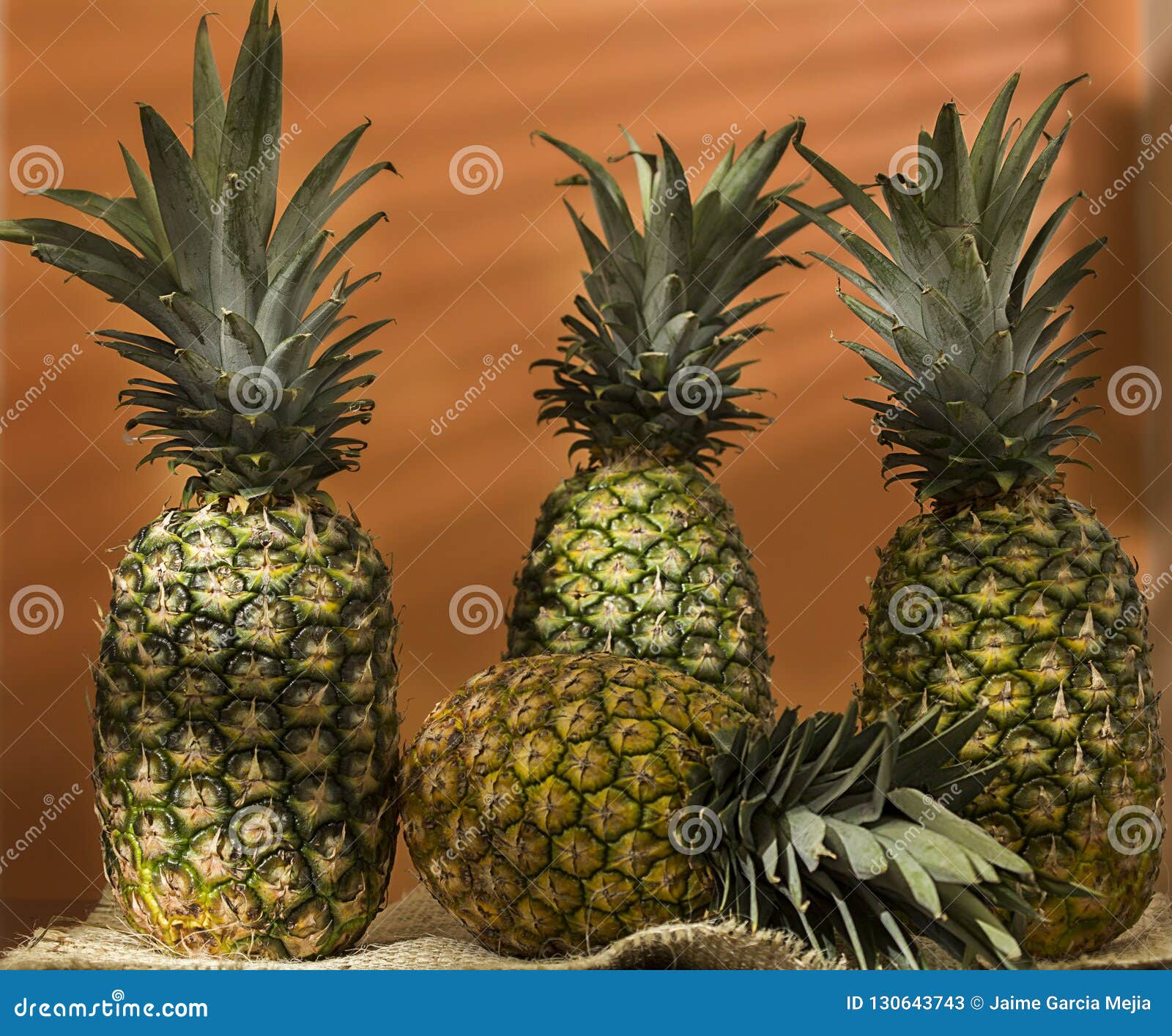 Tropical Fruit Pineapple from South America Stock Image - Image of ...