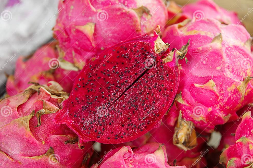 Tropical Fruit Pitaya& X28;Red Dragon Fruit& X29; Stock Image - Image ...