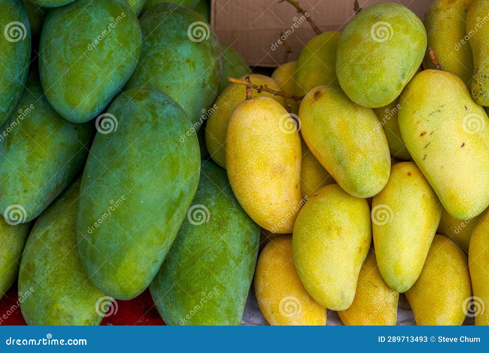 Tropical Fruit, Ripe Red Mango Close-up Stock Image - Image of tropical ...