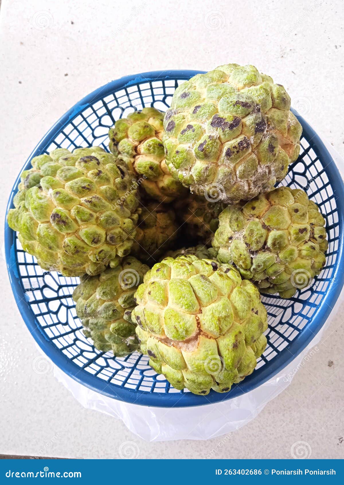 Tropical Fruits Called Sarikaya Srikaya Stock Photo - Image of tropical ...