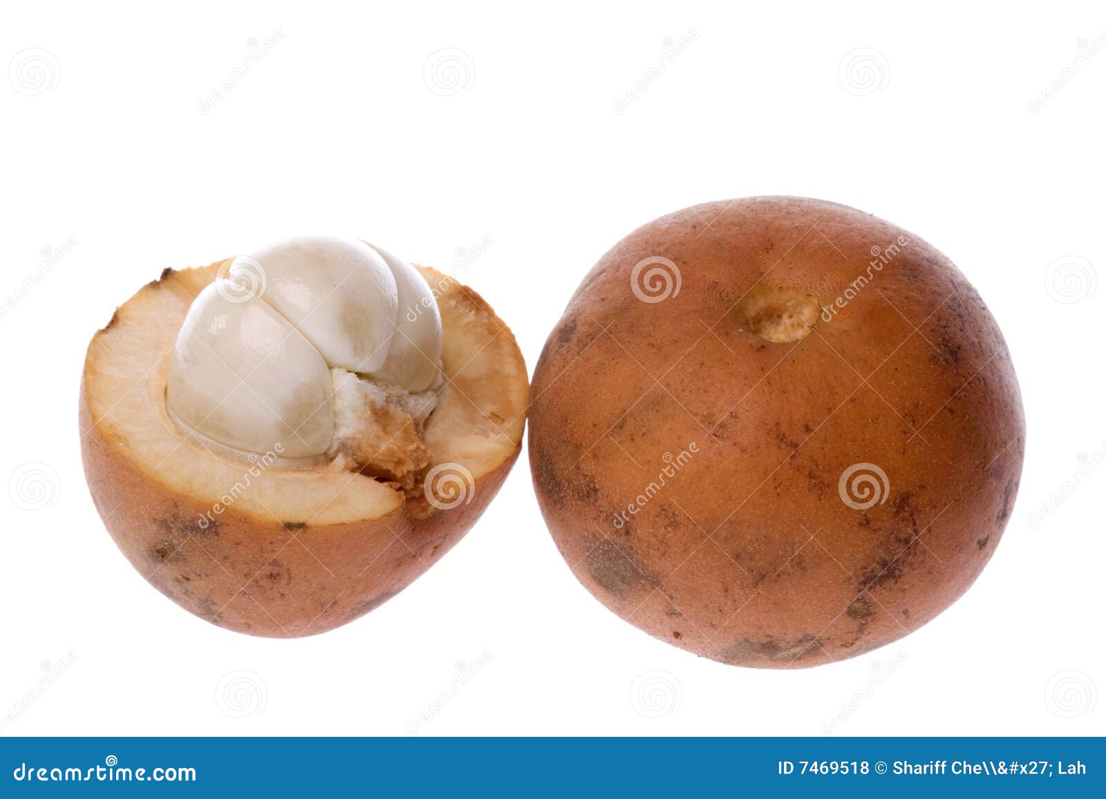 Tropical Fruits Tampoi Isolated Stock Photo - Image of tasty, fruits ...