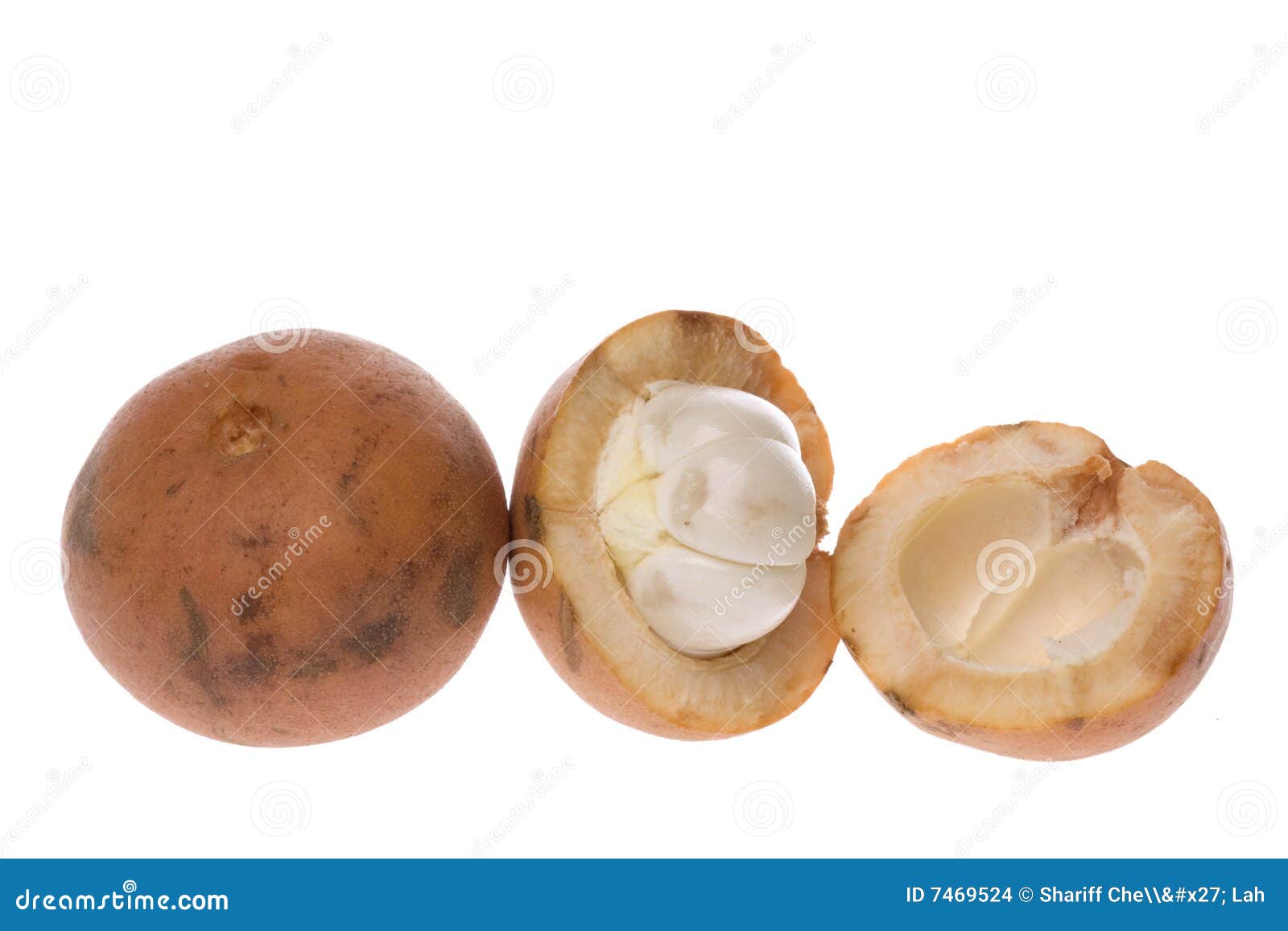 Tropical Fruits Tampoi Isolated Stock Photo - Image of tasty, tampoi ...