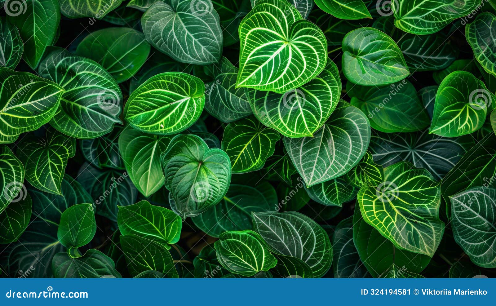Tropical Greenery, a Decorative Natural Environment Background Stock ...