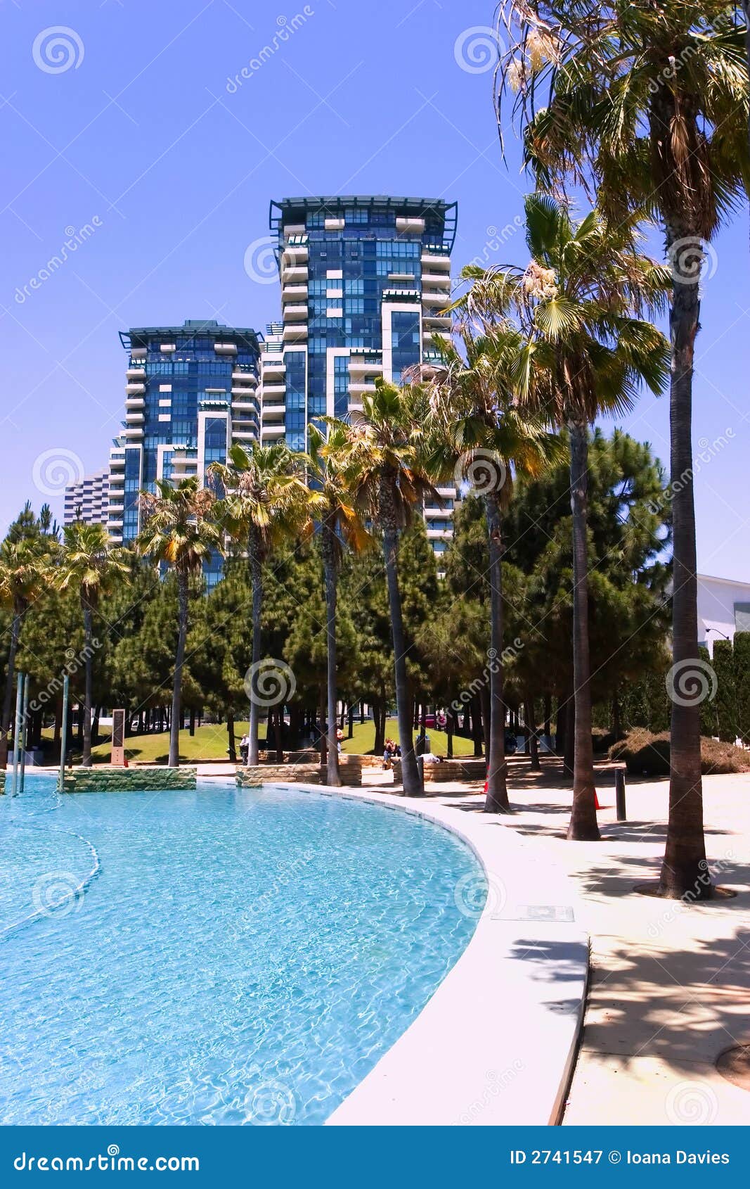 Tropical high-rises stock image. Image of summer, construction - 2741547