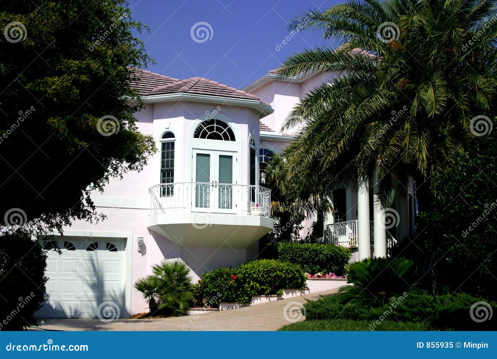 Tropical home or mansion stock image. Image of mansion - 855935