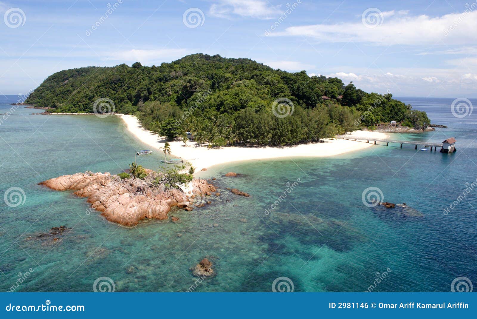 Tropical Island stock photo. Image of site, romantic, beautiful - 2981146