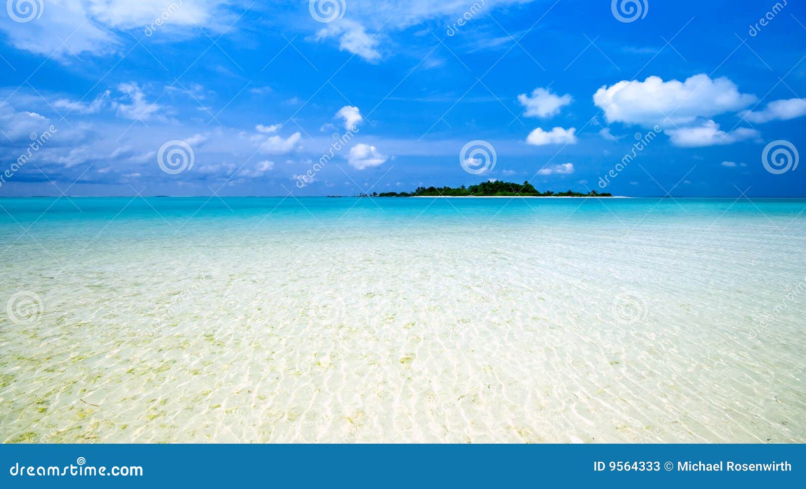 Tropical Island stock image. Image of lagoon, relaxation - 9564333