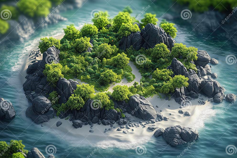 Tropical Island Beach RPG Map - Jungle Shore Battlemap for Fantasy ... Tropical Island Beach RPG Map - Jungle Shore Battlemap for Fantasy ...