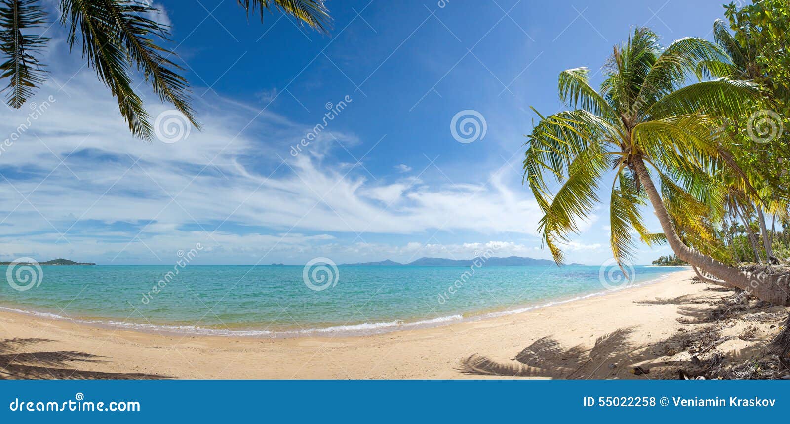Tropical island beach stock photo. Image of samui, natural - 55022258