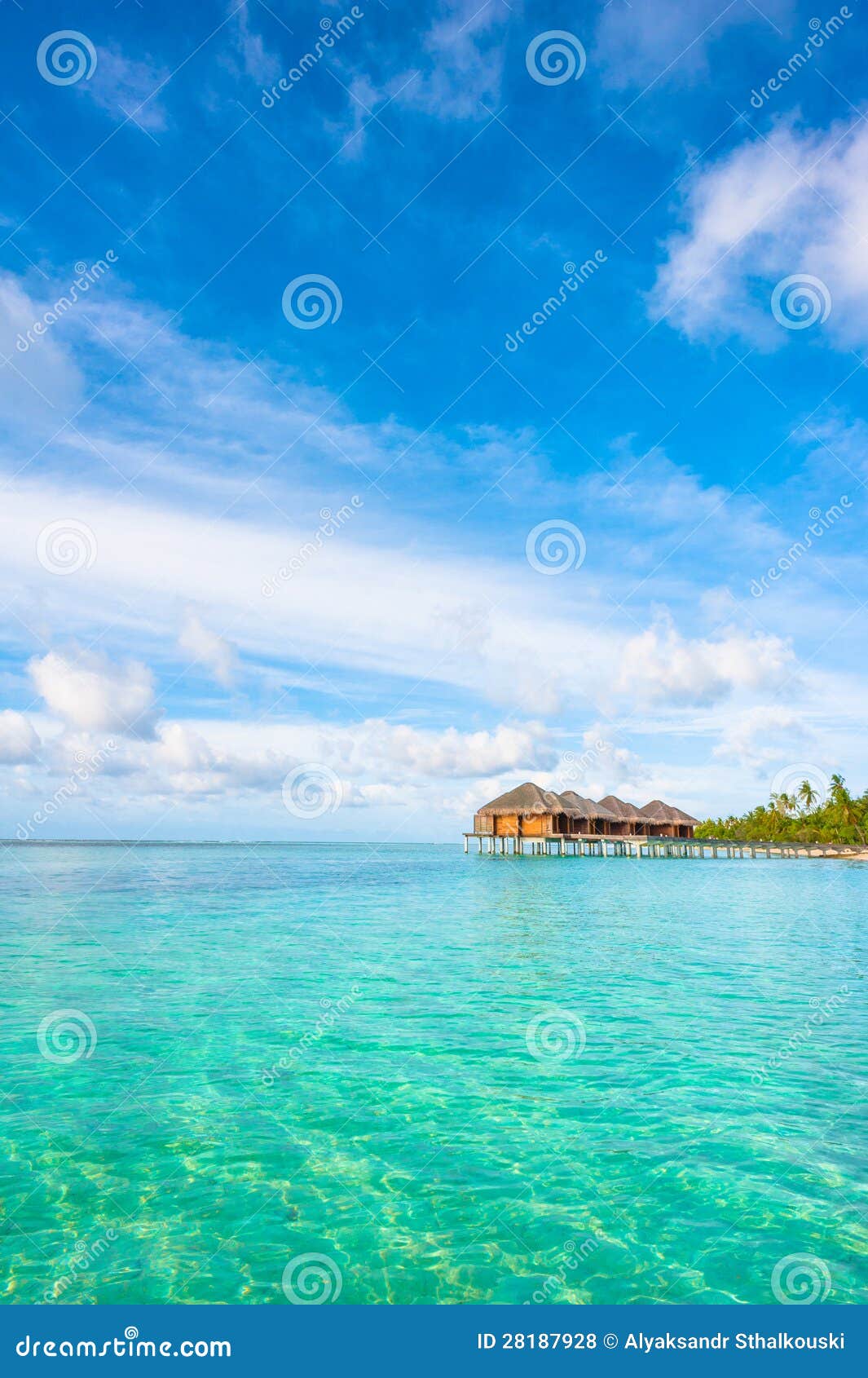 Tropical Island Beautiful Landscape Stock Photo - Image of palm ...