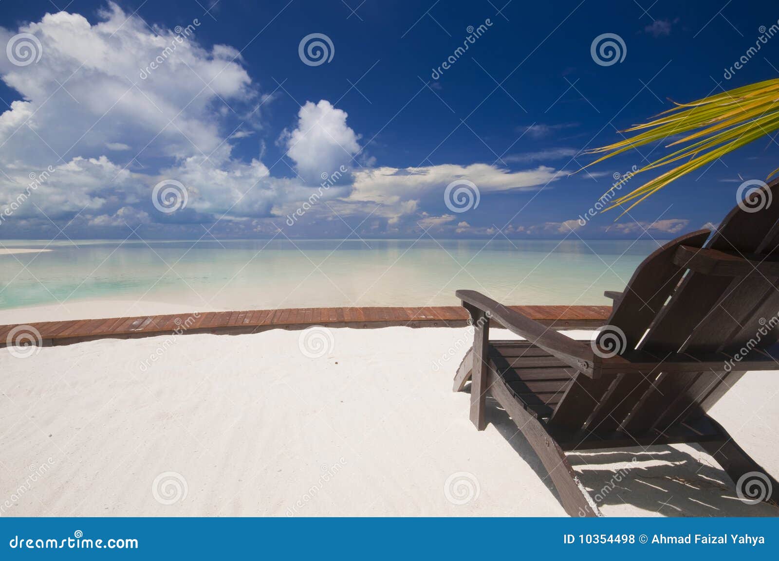 Tropical island relaxation stock photo. Image of clouds - 10354498