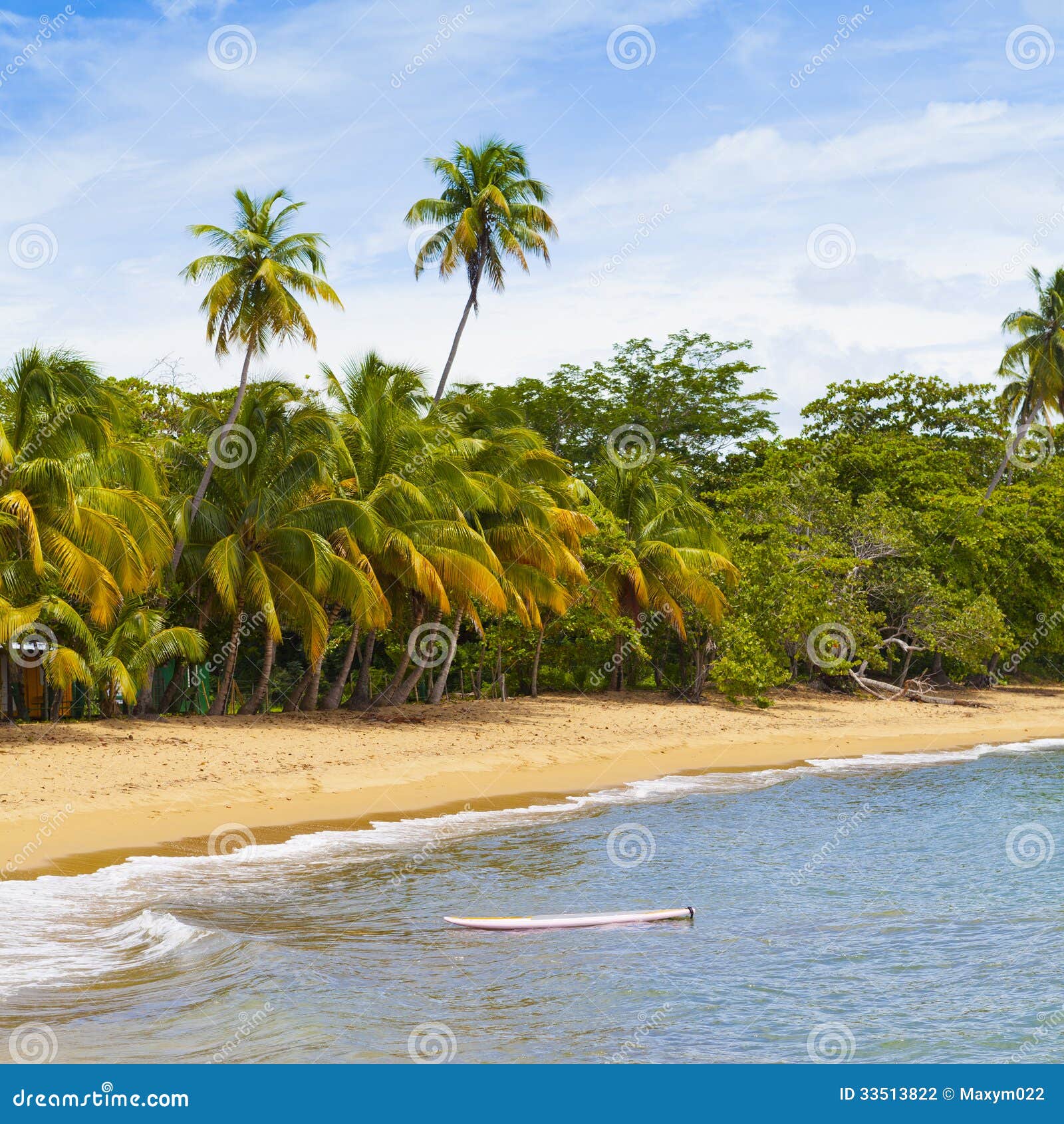 Tropical island stock photo. Image of resort, surfing - 33513822