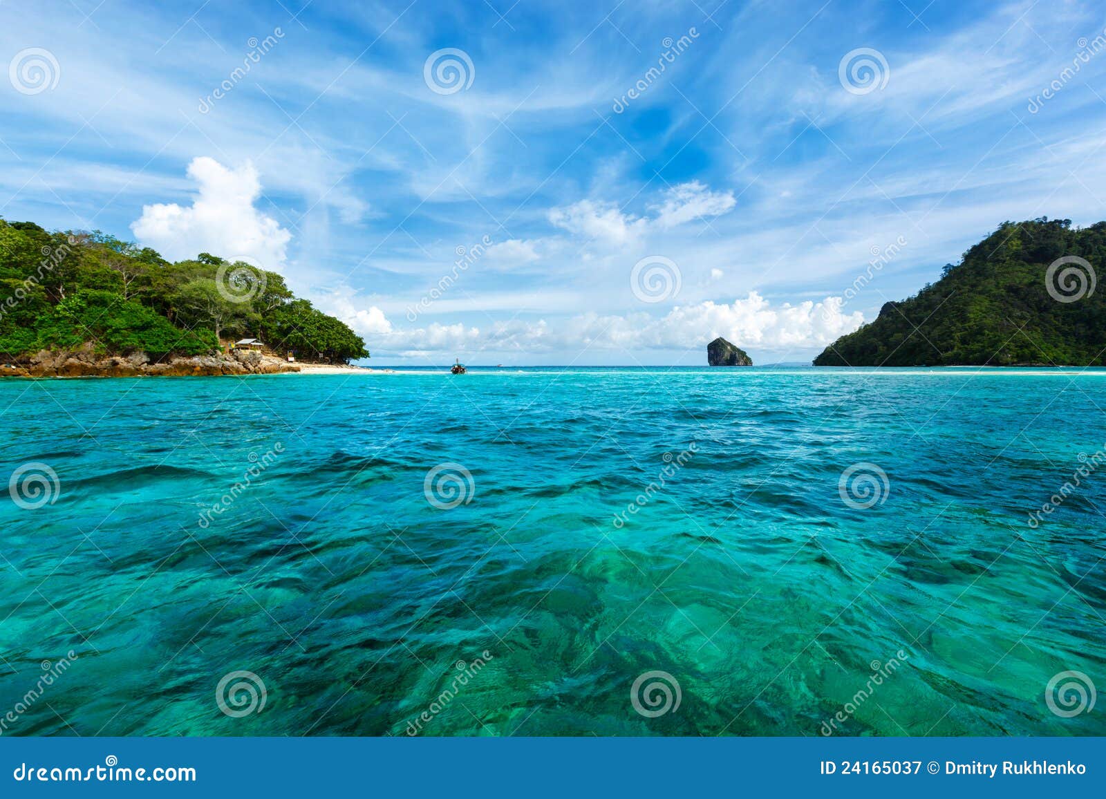 Tropical Islands and Azure Sea Stock Image - Image of asian, clear ...