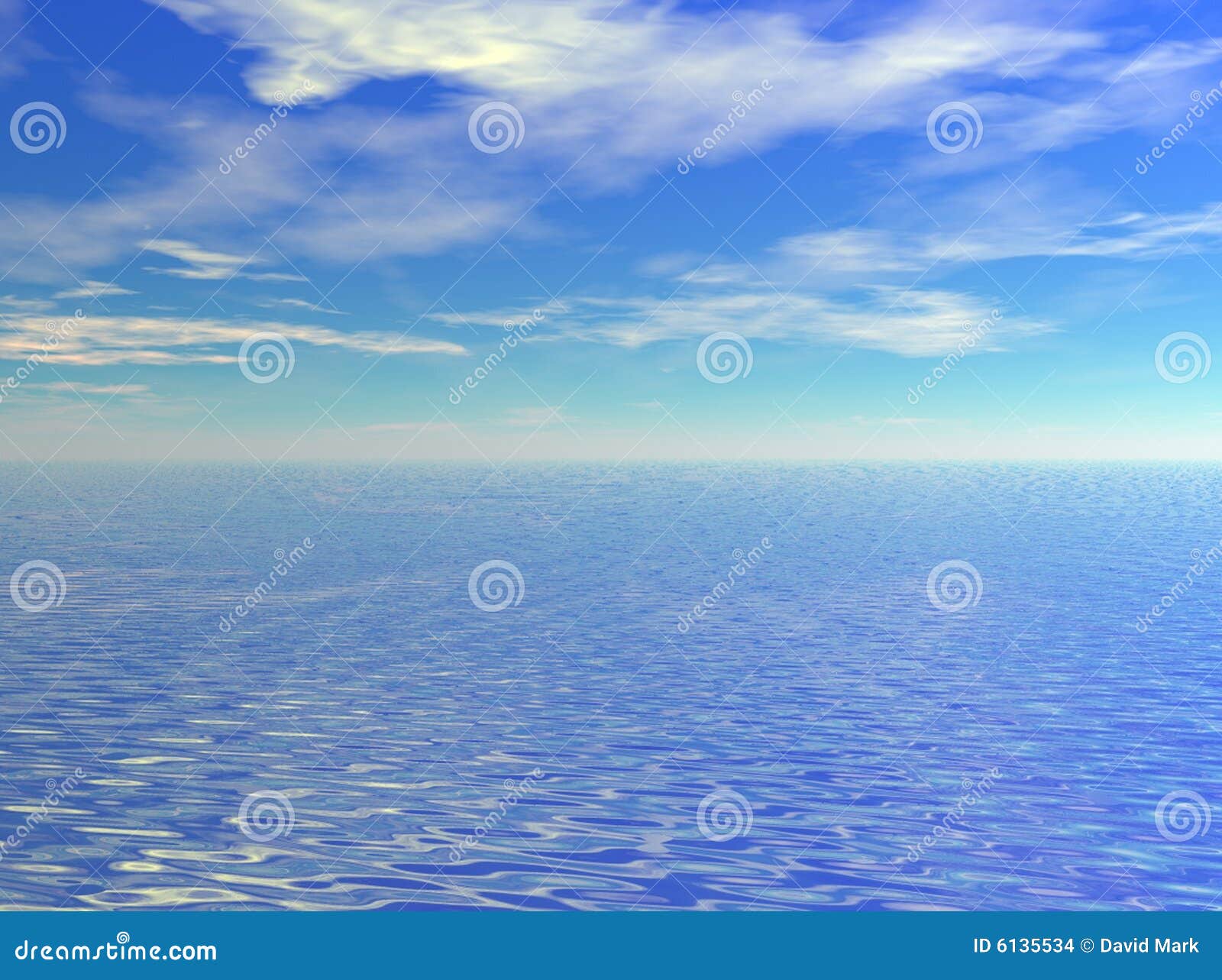 Tropical Isle Background Vector Illustration | CartoonDealer.com #10743272