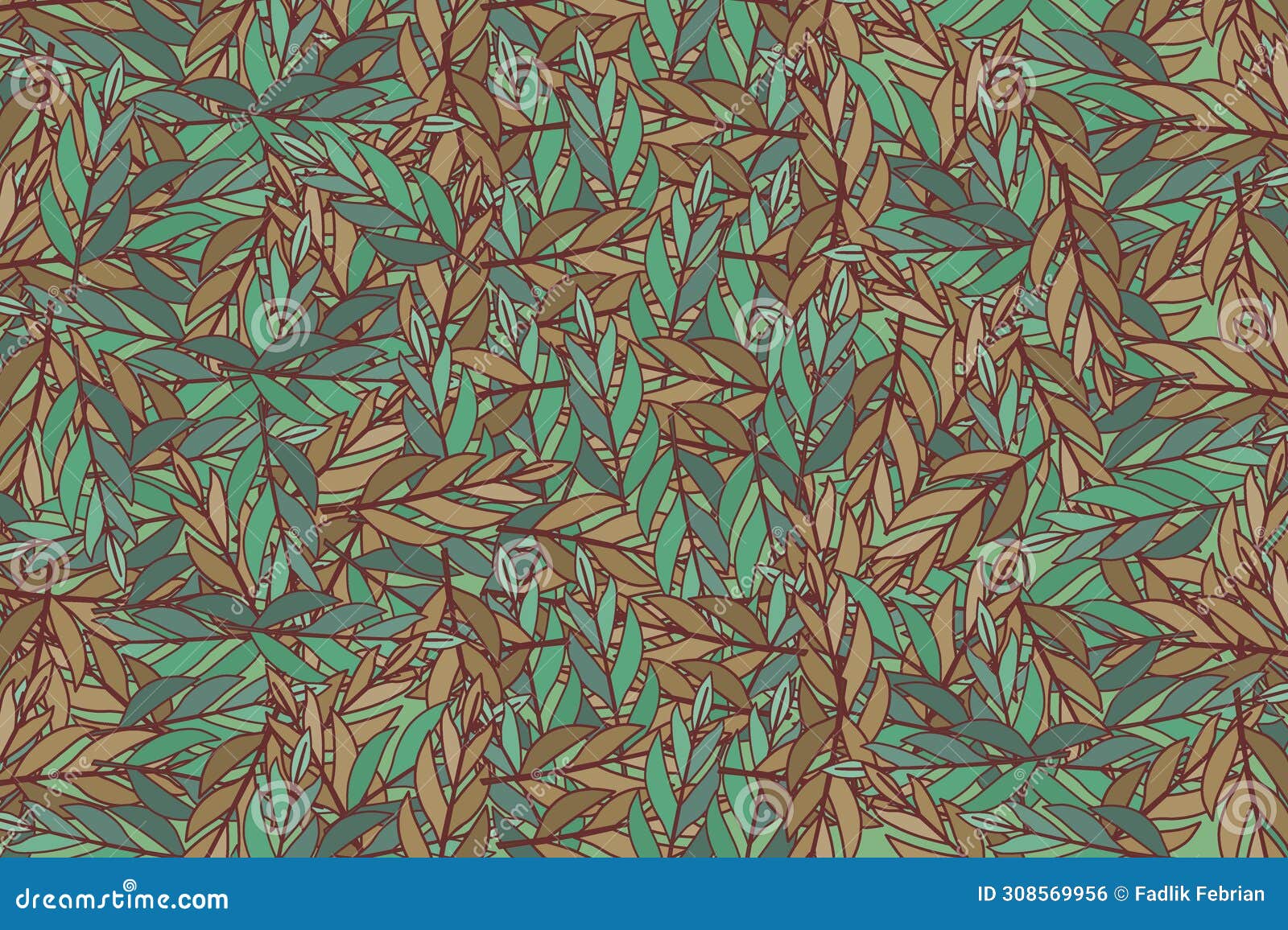 Tropical Leaf Wallpaper. Nature Leaves Pattern Design Stock Vector ...