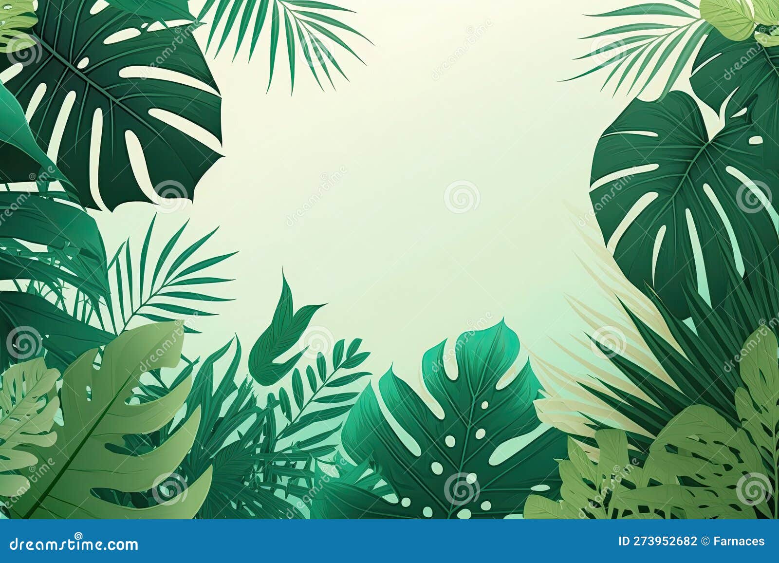 Tropical Leave Illustration Stock Illustration - Illustration of tree ...